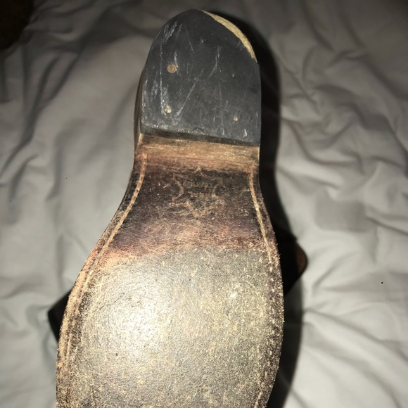 Shoes | Very Worn Real Leather Cowboy Boots | Poshmark